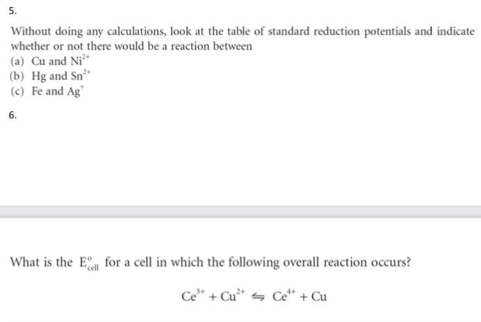 Solved Without doing any calculations, look at the table of | Chegg.com