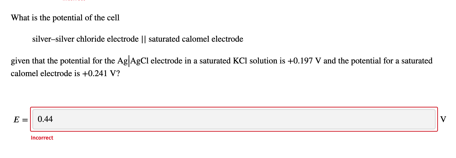 Solved Write the half-reaction for the silver-silver | Chegg.com