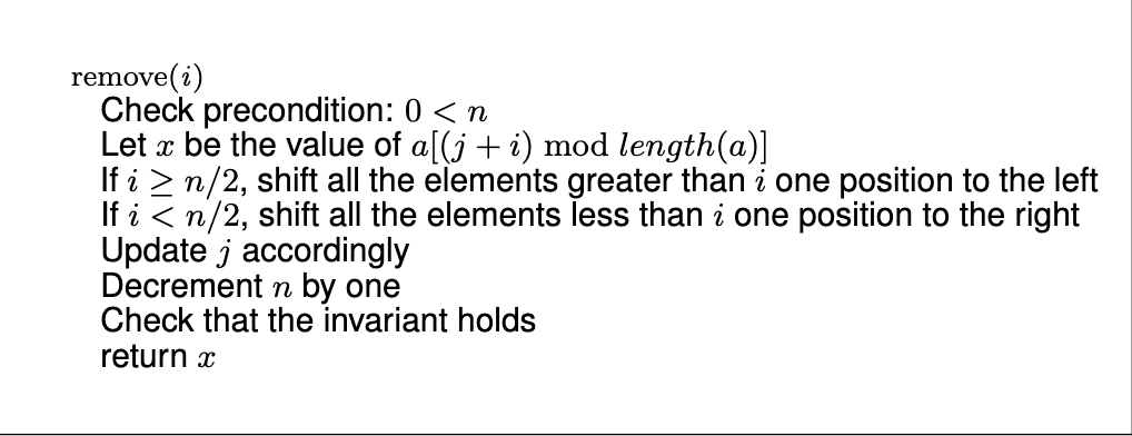 Solved In Python, how would I write the remove function | Chegg.com