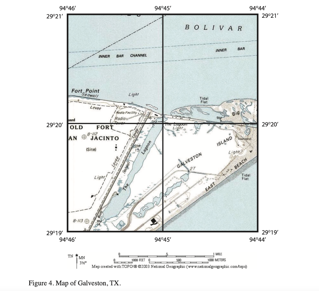Solved 10. Determine the type of shoreline feature, from | Chegg.com