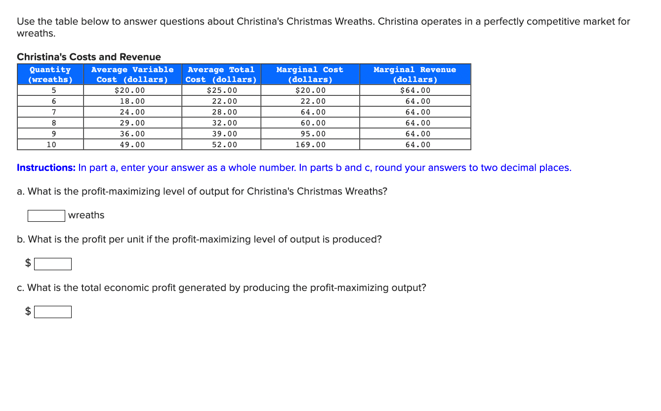 Solved Use the table below to answer questions about | Chegg.com