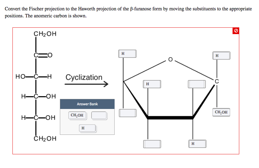 Solved Convert the Fischer projection to the Haworth | Chegg.com