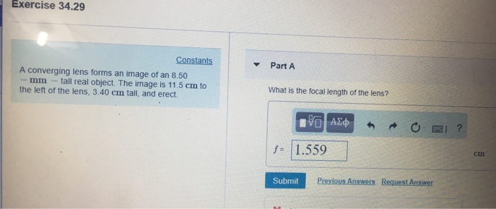 Solved Exercise 34.18 Constants Part A A person is lying on | Chegg.com