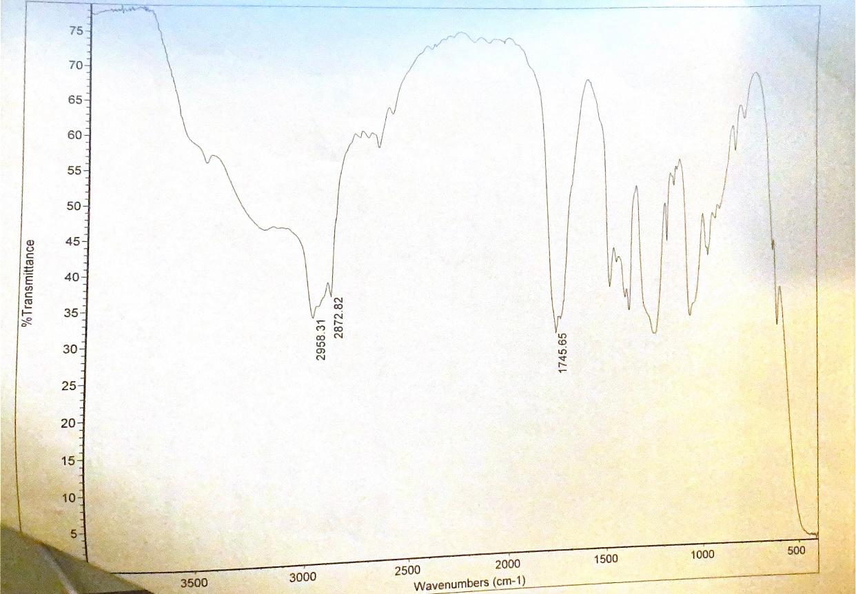 Solved A table of the data obtained from the IR spectra. | Chegg.com