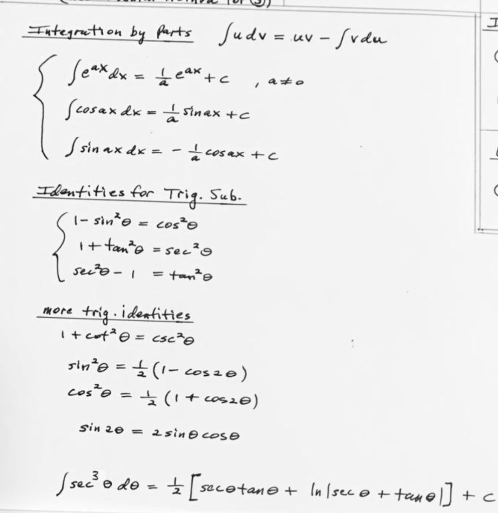 Solved Integration by parts O Sin (5x*+16) dx * / csc | Chegg.com