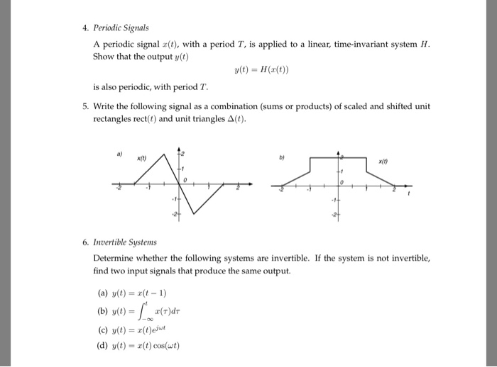 Solved 1. Impulse Functions Simplify these expressions (a) | Chegg.com