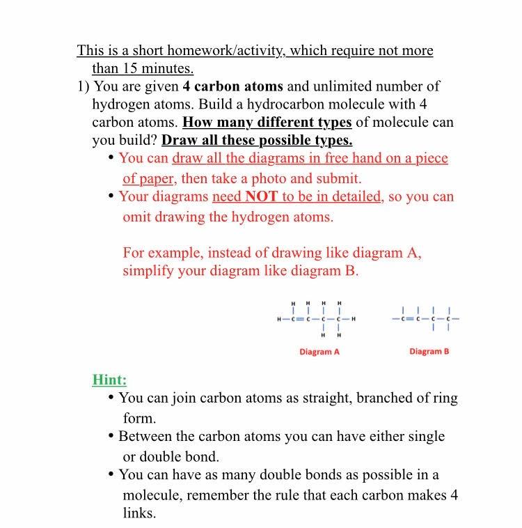 Solved This is a short homework/activity, which require not | Chegg.com