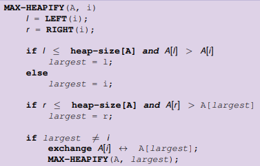 Solved BUILD-MAX-HEAP (A) heap-size[A] length [A]; for | Chegg.com