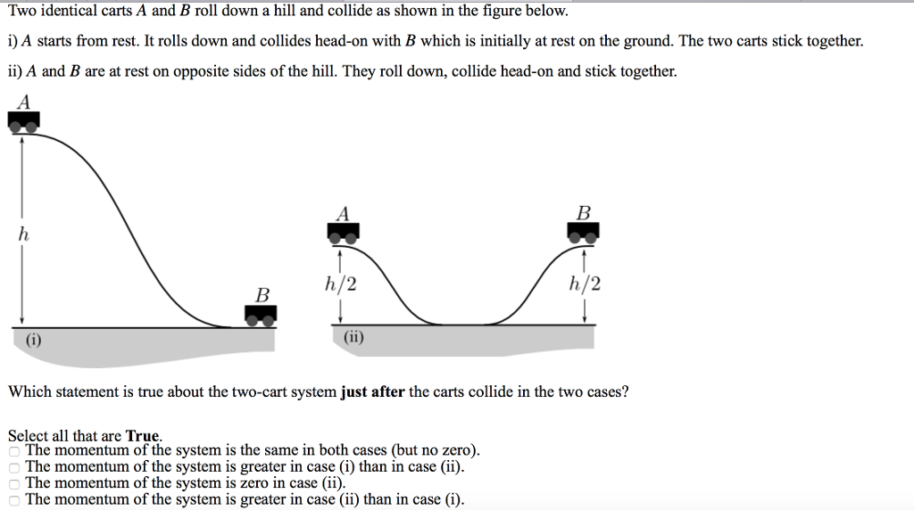 Solved A puck slides on a frictionless table hitting a | Chegg.com