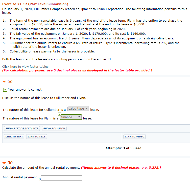 Solved Exercise 21-12 (Part Level Submission) On January 1, | Chegg.com