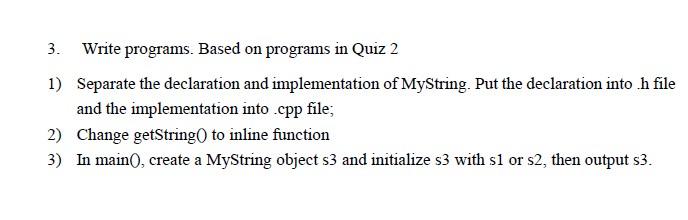 Solved 2. Write programs (in modern C++/C++11 style) 1) | Chegg.com