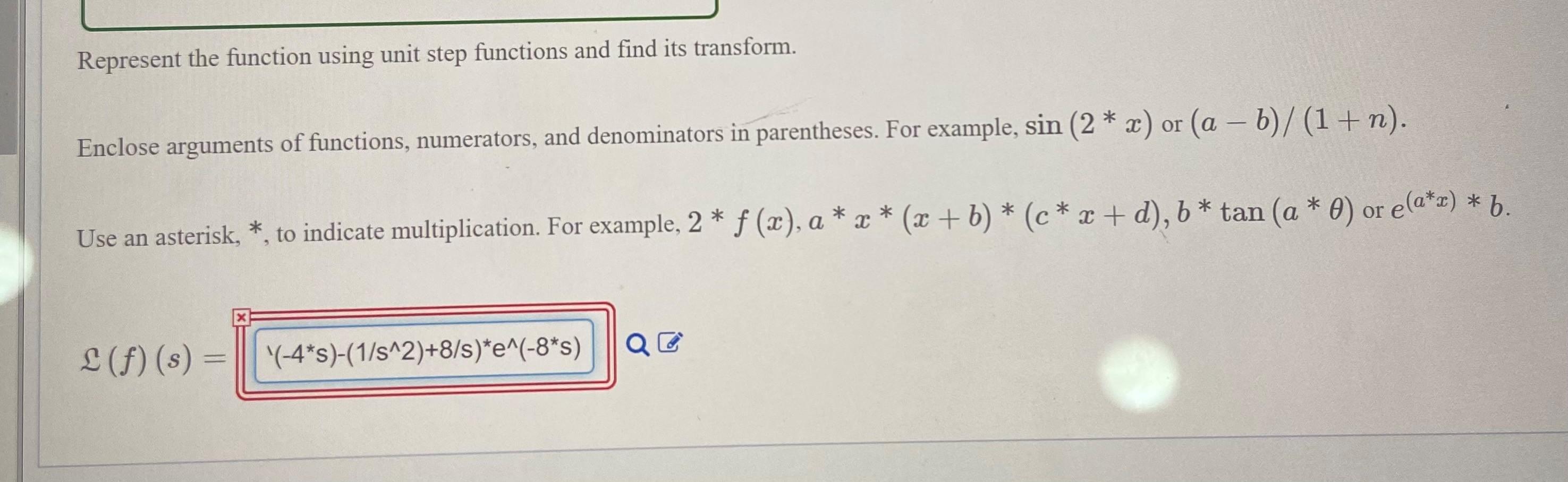 Solved Select The Correct Graph Of The Given Function Which