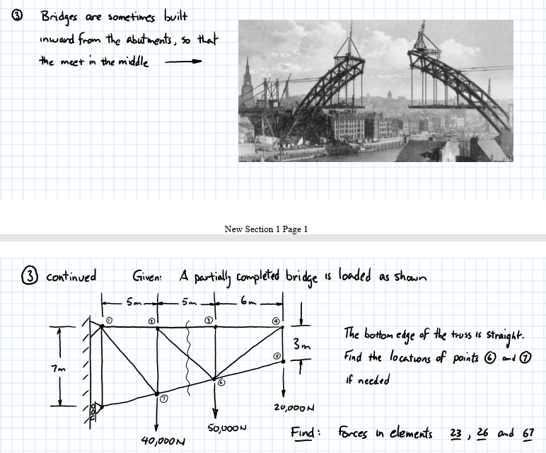 Solved MET III Statics Homework 2.1 Summing Forces and | Chegg.com