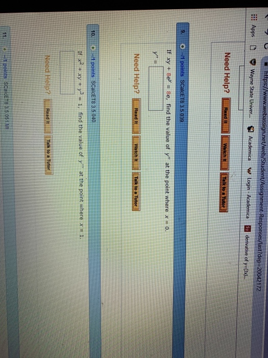 Solved Need Help Readt If Xy 8e 8e Find The Value Of Y