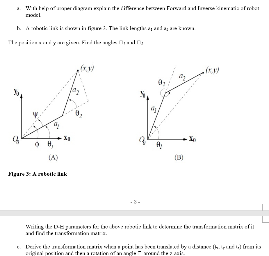Solved a. With help of proper diagram explain the difference | Chegg.com