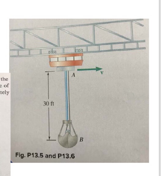 Solved 13.5 In an ore-mixing operation, a bucket full of ore | Chegg.com