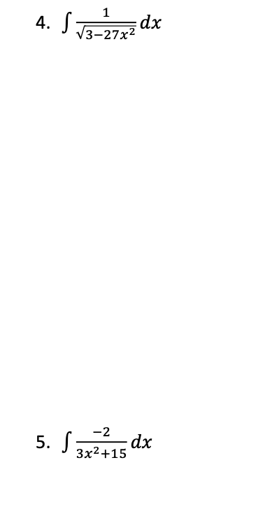 Solved Use u-substitution to integrate the following. All | Chegg.com