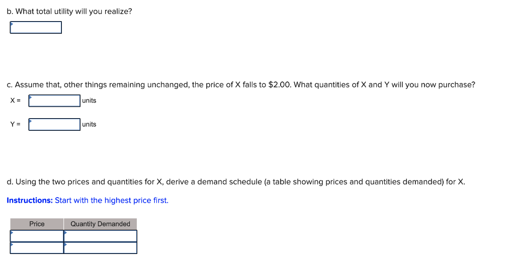 Solved You Are Choosing Between Two Goods X And Y And Your Chegg Solved You Are Choosing Between Two Goods X And Y And Your Chegg