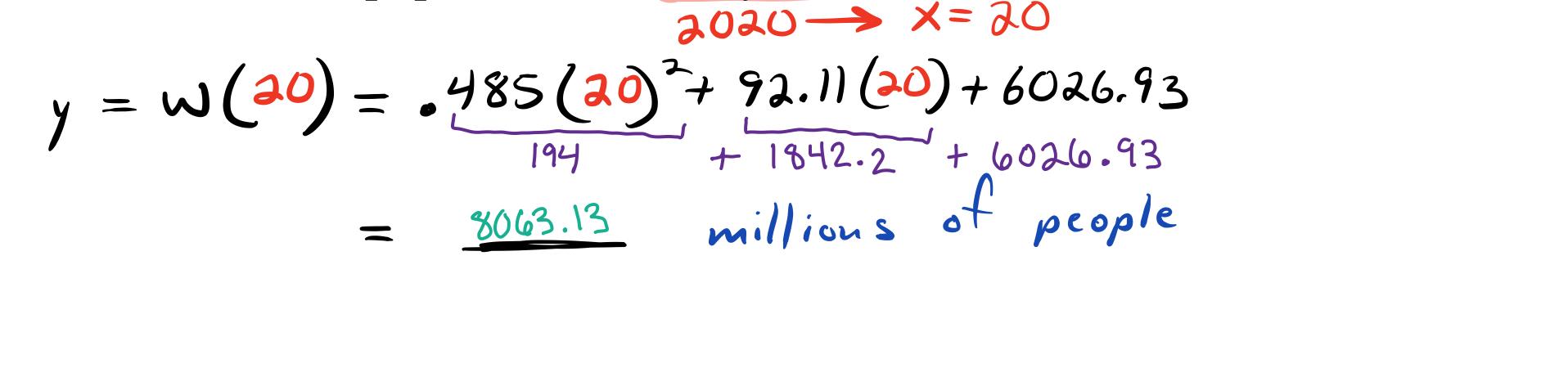 Solved when will the population double it’s present | Chegg.com
