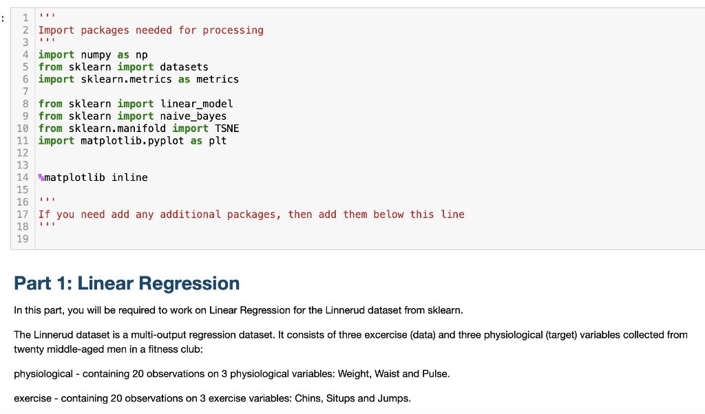 Solved : 1 2 Import packages needed for processing 3 4 | Chegg.com