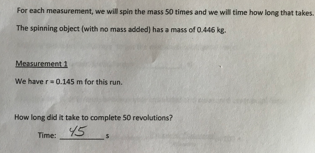 Solved PHY 121: Circular Motion Lab Objective my2 In this | Chegg.com
