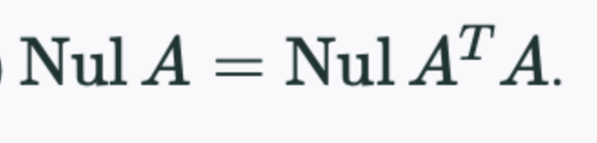 Solved NulA=NulATA | Chegg.com