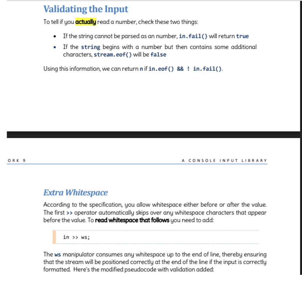 Solved Other Functions In addition to getInt(), our library | Chegg.com