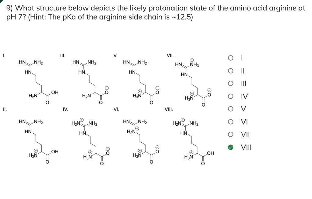 Solved 9) What structure below depicts the likely | Chegg.com