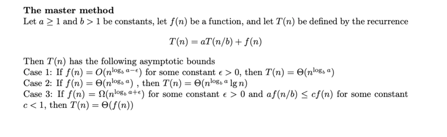 Solved 1. Give asymptotic tight bounds for each of the | Chegg.com