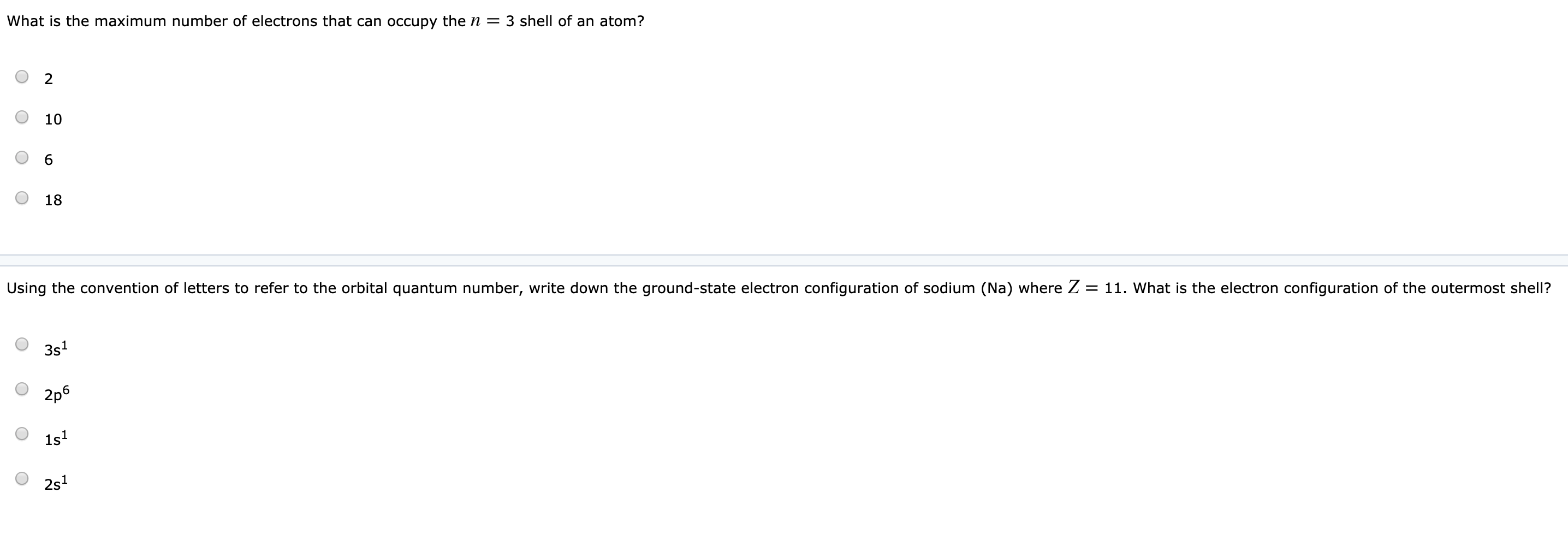 Solved What is the maximum number of electrons that can | Chegg.com