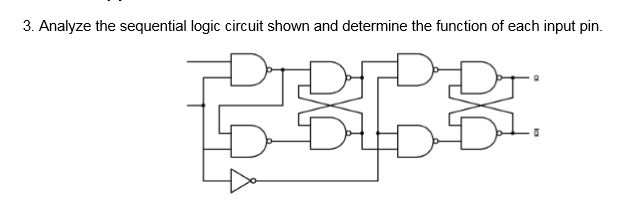 Solved 3. Analyze the sequential logic circuit shown and | Chegg.com