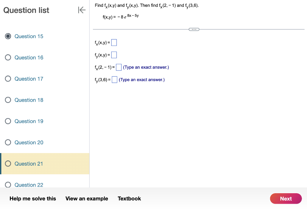 Question 18 Question 19 Question 20 Question 21 | Chegg.com