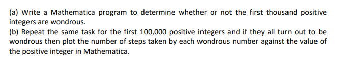 A Write A Mathematica Program To Determine Whether