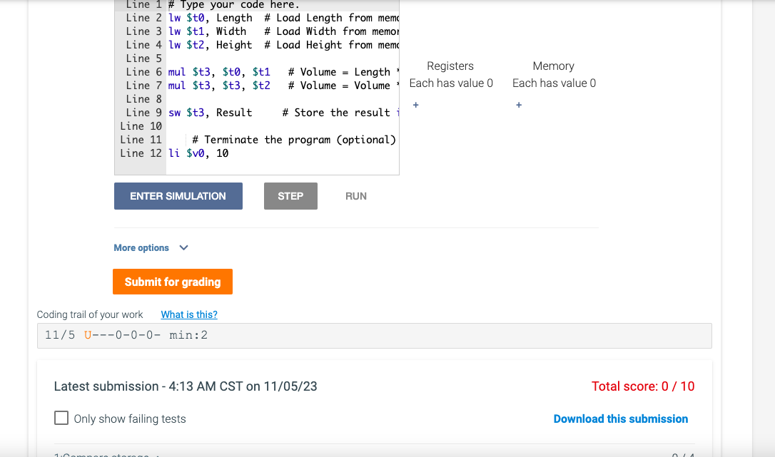 Solved the result is stored at memory address 4024 : Note: | Chegg.com