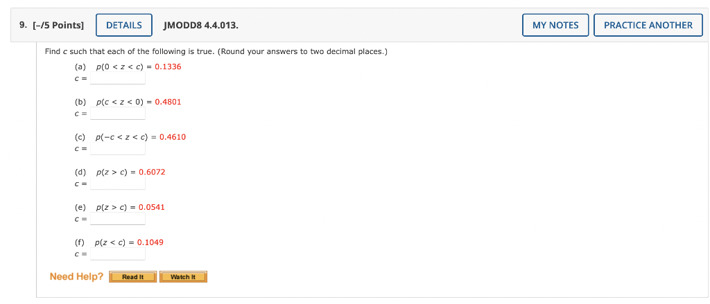 Solved 9. [-15 Points] DETAILS JMODD8 4.4.013. MY NOTES | Chegg.com