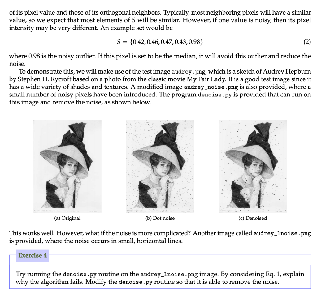 Python's image routines can also be used to process | Chegg.com
