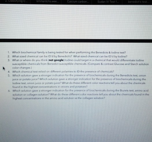 Solved Sudan IV Test for Lipid 1. Obtain five test tubes and | Chegg.com