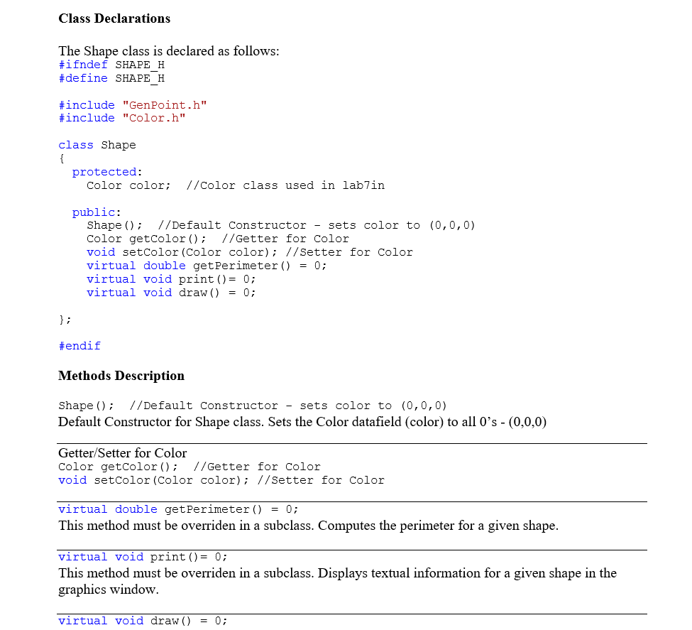 Topic: Inheritance 1 problem - 30 points. Consider | Chegg.com