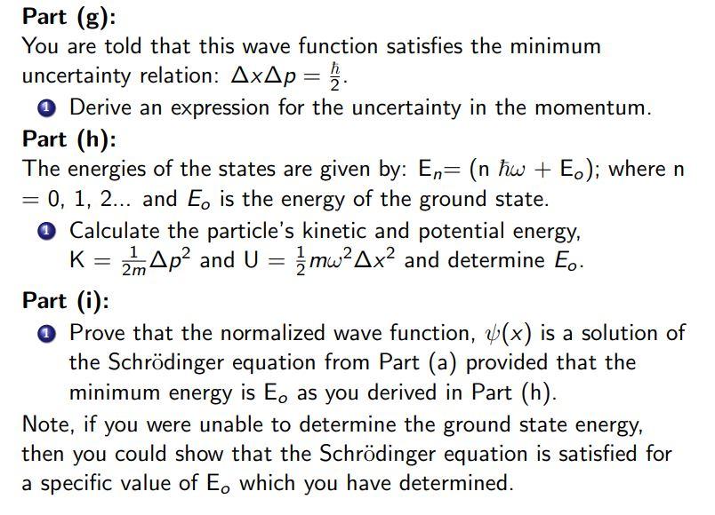 Solved In this problem, you will determine the wave function | Chegg.com