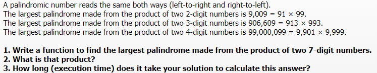 Solved A palindromic number reads the same both ways | Chegg.com