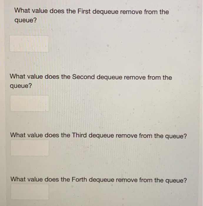 Solved Using the following code for an empty | Chegg.com