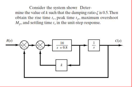 Solved Use Routh Hurwitz to solve the problem in the image | Chegg.com