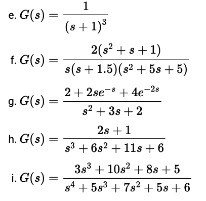 Solved Find the inverse Laplace transforms of the following | Chegg.com