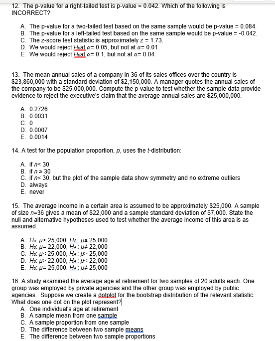Solved 8. Match each of the following scatterplots (A-D) to | Chegg.com