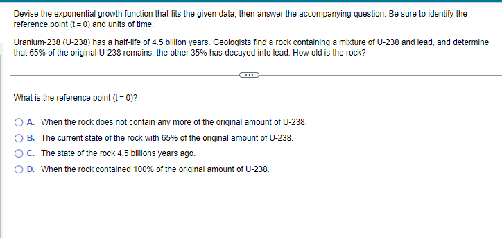 Solved Devise The Exponential Growth Function That Fits The 1984