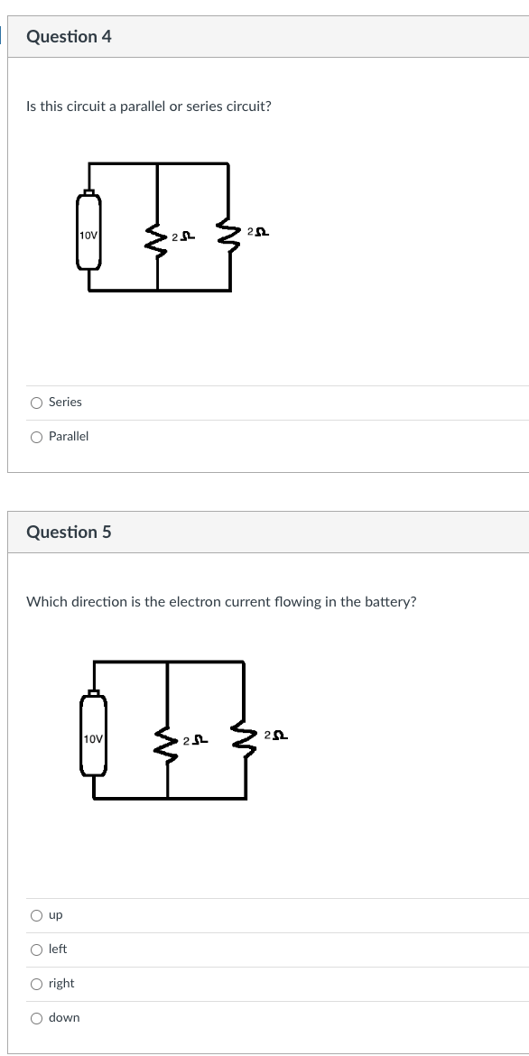 Solved Is this circuit a parallel or series circuit? Series | Chegg.com