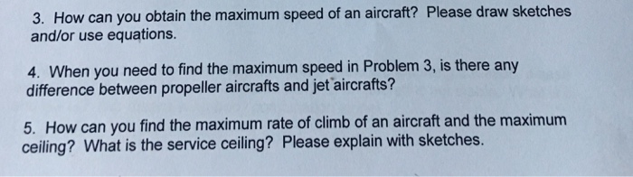 Solved 3. How can you obtain the maximum speed of an | Chegg.com