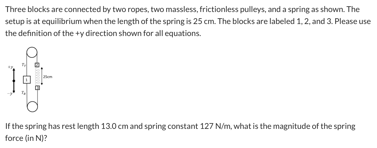 Solved Three blocks are connected by two ropes, two | Chegg.com