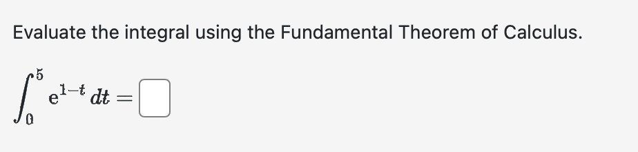 Solved Evaluate the integral using the Fundamental Theorem | Chegg.com