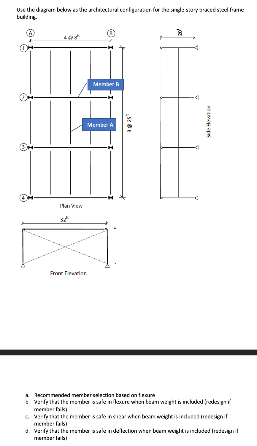 Solved Dead Load - 65.7 psf Snow load - 55 psf Total Load - | Chegg.com